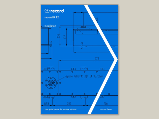 record K 22 – Installation instructions