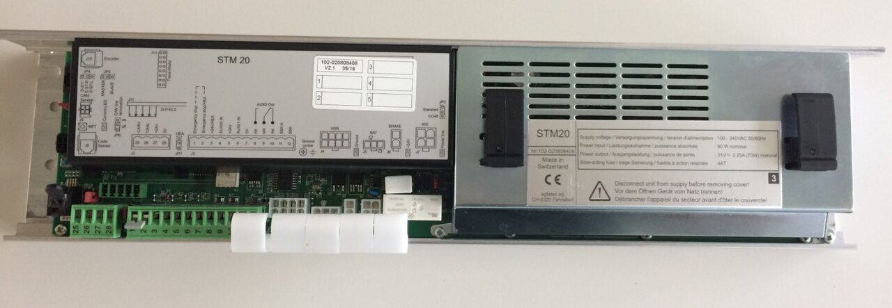 KIT record STA 20 compact without brake – record door operator for sliding doors