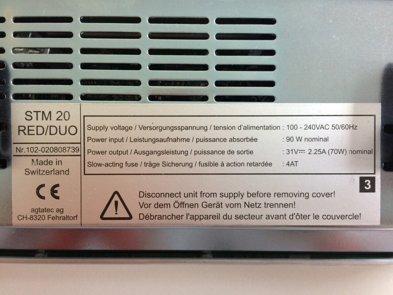 Set record STA 20 DUO/RED without brake – record door operator for medium-heavy sliding doors