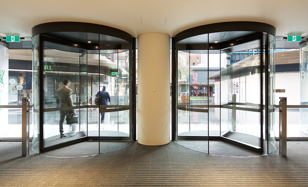 Case Studies - 360 Collins Street - plaza entrance