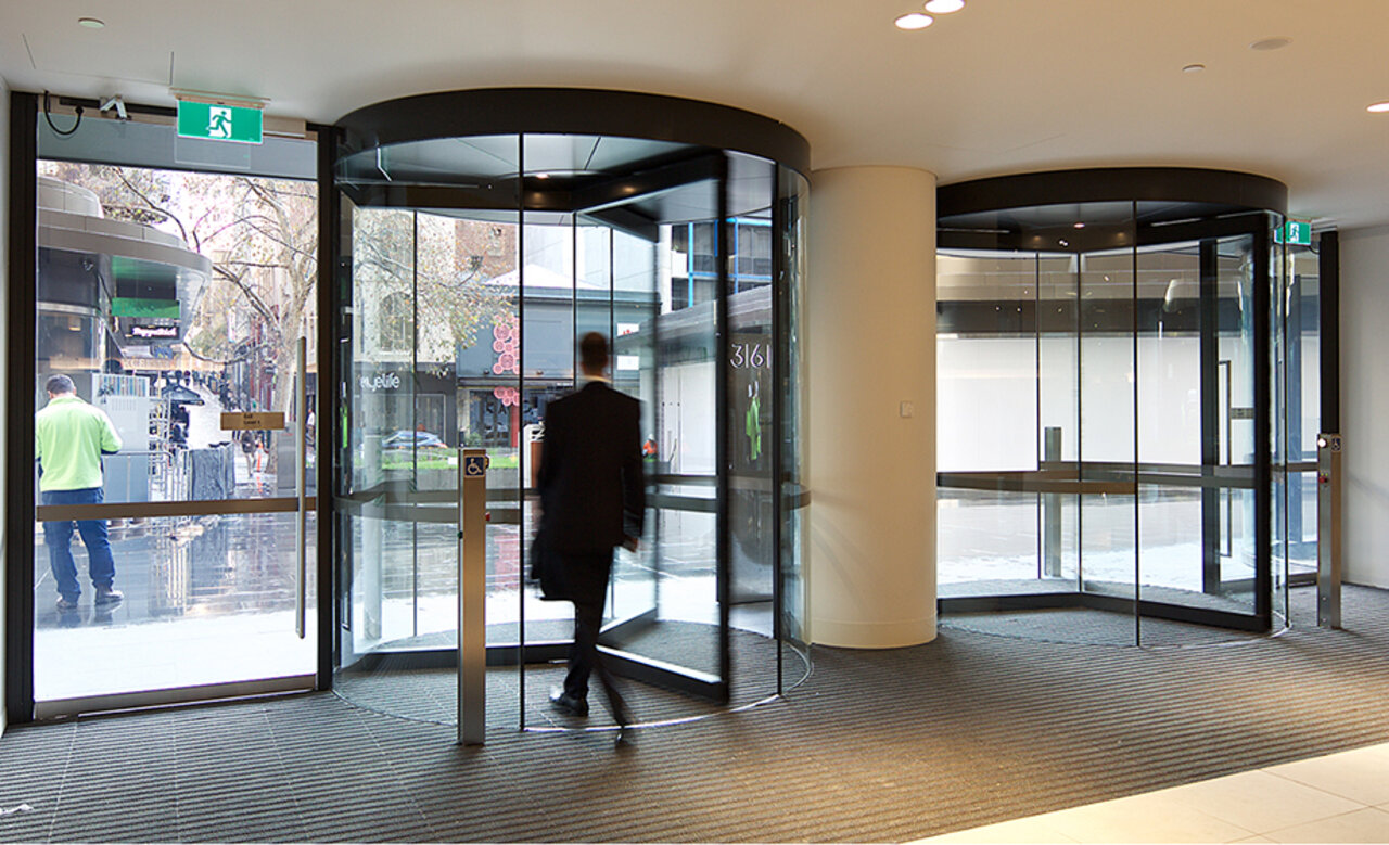 Case Studies - 360 Collins Street - plaza entrance
